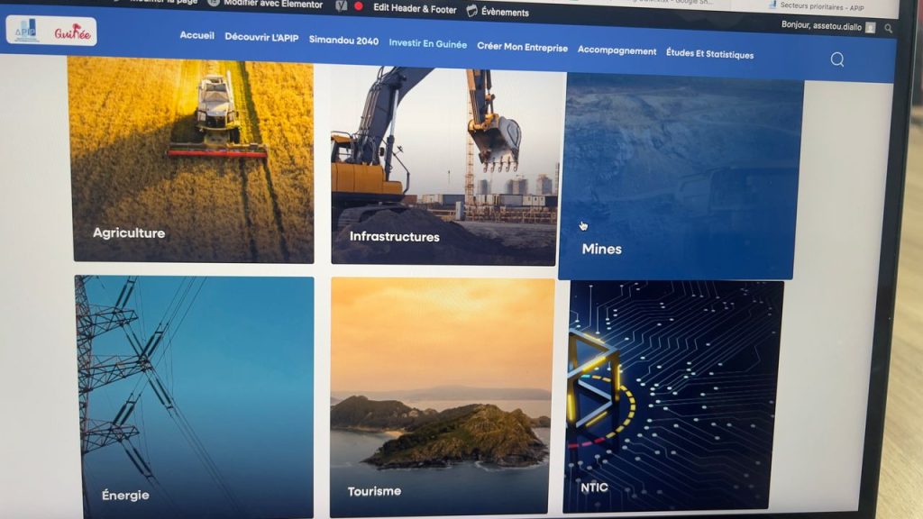 L’APIP-Guinée lance son nouveau site web : Un portail moderne au service des investisseurs et ...